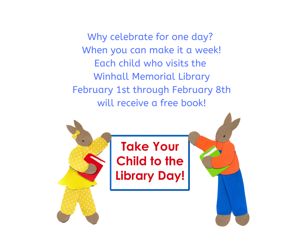 Take Your Child To The Library Day 2020 – Winhall Memorial Library