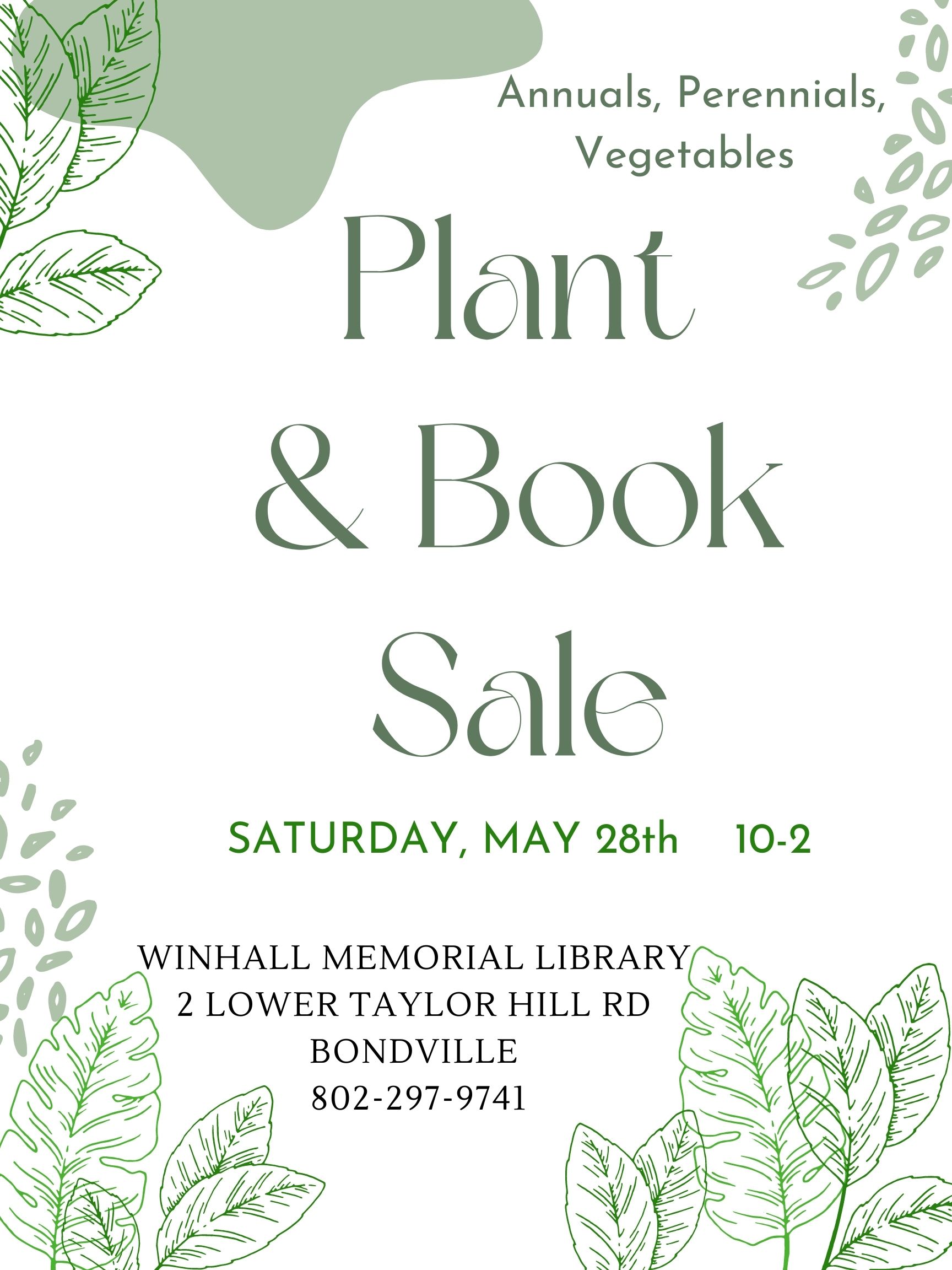 Plants, Books, DVDs, Oh My! – Winhall Memorial Library